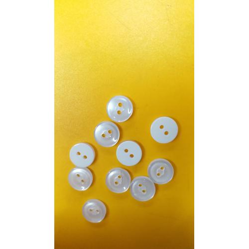 Jual Kancing seragam putih bening utk baju / kemeja ukuran 20 - Kota ...