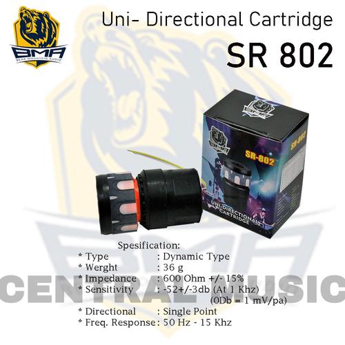 Jual SPULL MICROPHONE BMA DIRECTIONAL CATRIDGE SR-802 ASLI HIGH QUALITY ...