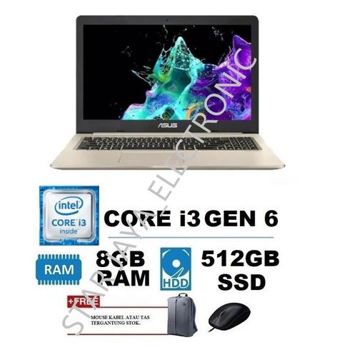 Jual Laptop Asus X441UA X441U - Core i3-6006U - 4GB - 1TB FREE MOUSE ...