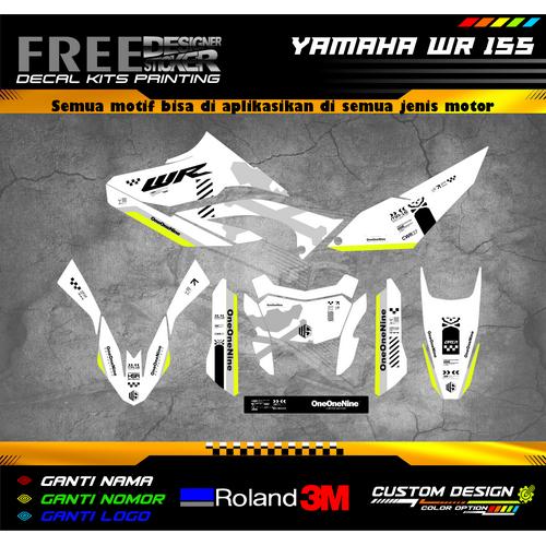 Jual Decal Stiker Motor Yamaha WR155 Custom Design Oneonenine KSR ...