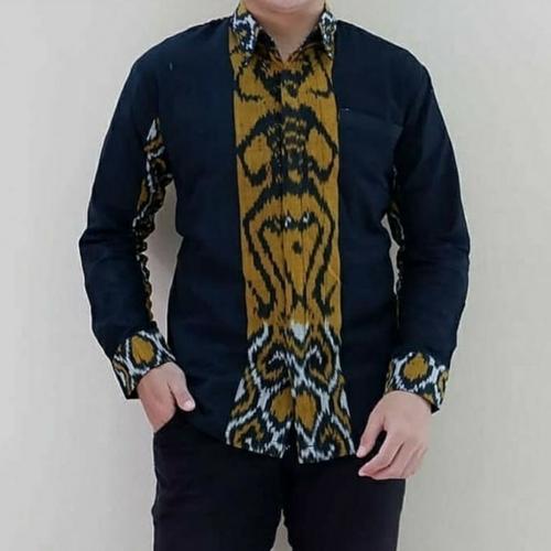 Jual KEMEJA TENUN PRIA/KEMEJA TENUN TROSO/HEM TENUN -1 - S - Kab ...