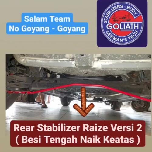 Jual Rear Stabilizer Goliath Versi 2 Untuk Toyota Raize atau Daihatsu ...