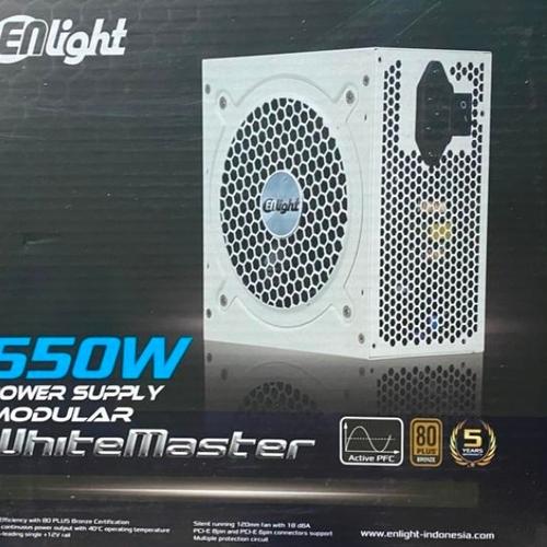 Jual POWER SUPPLY ENLIGHT 550W MODULAR WHITE MASTER - Jakarta Selatan ...