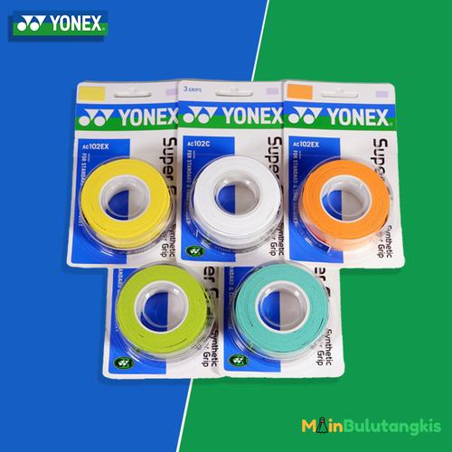 Jual Grip Raket Badminton / Grip YonexSP AC 102 EX 3 Super Grip Original - Hitam - Kota ...