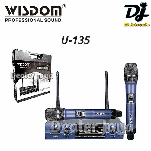 Jual Mic Wireless Wisdom U 135 / U135 / U-135 - 2 Mic Hand - Kota ...