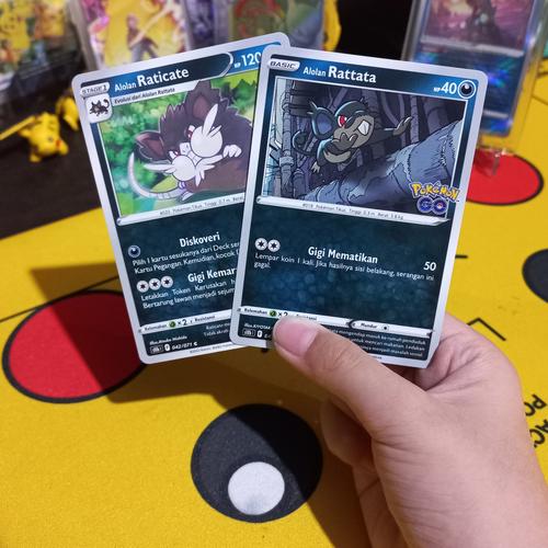 Jual pokemon indonesia S10b Alolan ratata, Alolan raticate - Kota ...