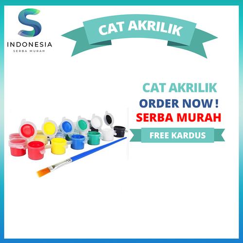 Jual Cat Lukis Kanvas Cet Lukis Akrilik Cat Air Lukis Cat Warna Lukis ...