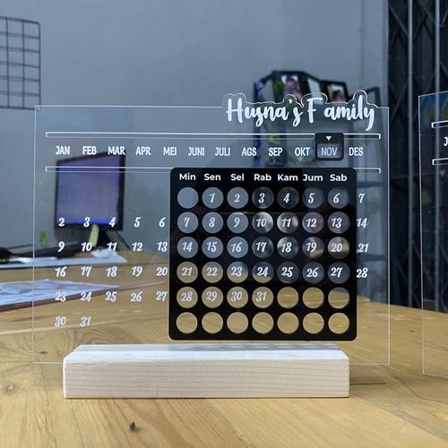 Jual Kalender Abadi Estetik Kalender 2023 Akrilik Aesthetic - Tanpa ...