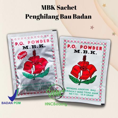 Jual MBK Bedak Sachet / Penghilang Bau Badan 13.6gr - Sachet Silver ...