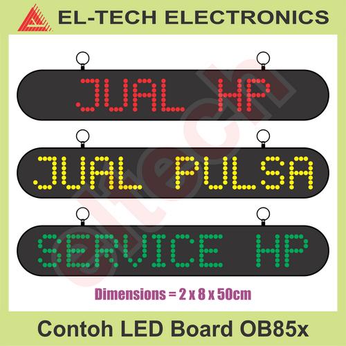 Jual LED Logo Sign Board Papan Nama Tanda Tulisan Lampu NAME-1 10 RYGBW ...