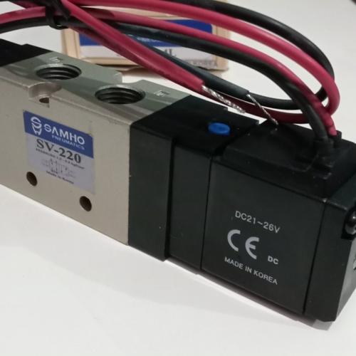 Jual SV-220 DC21-26V SAMHO Solenoid Valve Port size 1/4" - Jakarta ...