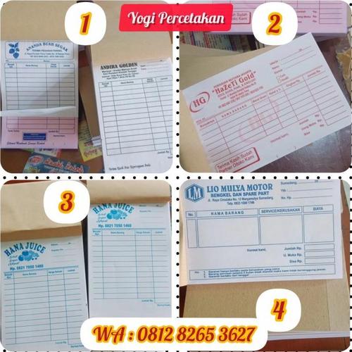 Jual Best Nota Bon Kwitansi Invoice 1Rim Cetak 2 Warna - Kota Surabaya ...