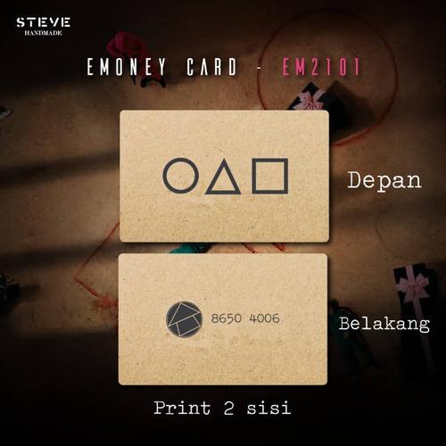 Jual Emoney EM2101 Custom Nama Etoll Cetak ID Card E-money - 2 Sisi ...