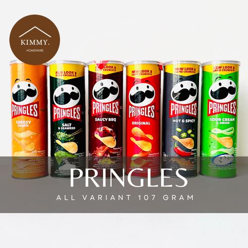 Jual pringles 107 gram / potato chips / keripik kentang / chiki / ciki ...