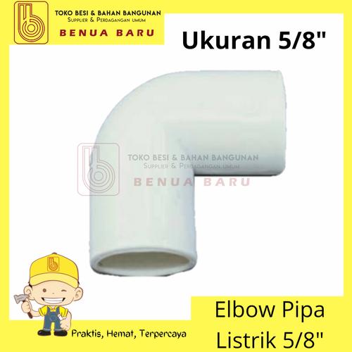 Jual Elbow Pipa Listrik 5/8" / Knee Pipa Listrik 5/8" / Keni Listrik 5/ ...