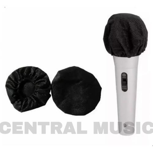 Jual COVER MIC / PENUTUP MIC KAIN SEKALI PAKAI PREMIUM HITAM ISI 2 PCS - Kota Medan ...