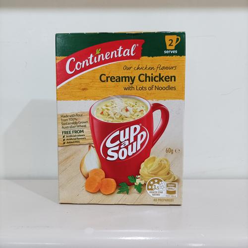 Jual Continental Cup A Soup Creamy Chicken with Lots Of Noodles 2 Serve ...