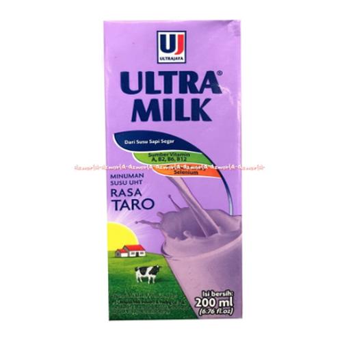 Jual Ultra Milk Minuman Susu Uht Rasa Taro Dari Susu Sapi Segar Isi ...