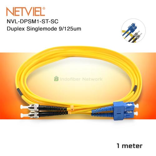 Jual Netviel Patch cord ST-SC Duplex Singlemode 9/125um 1-20 meter - 1 ...