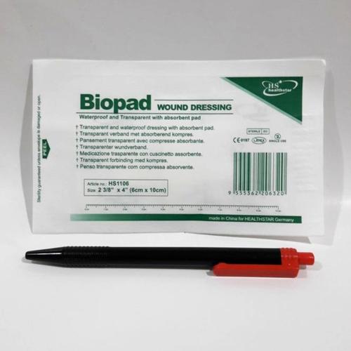 Jual Biopad Wound Dressing 6cm x 10cm / Plester Luka Tahan Air 6cm x ...