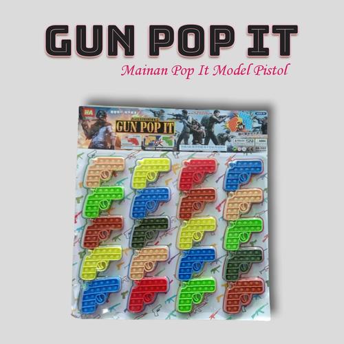 Jual AZ MAINAN VIRAL POP IT MODEL PISTOL / GUN POP IT FULLCOLOR - POP ...