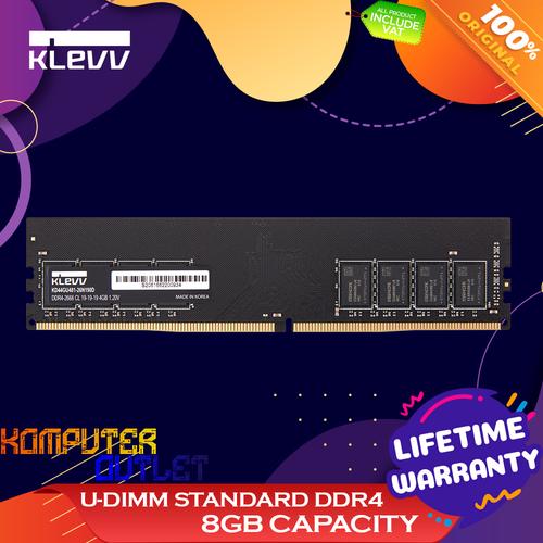 Jual KLEVV RAM DDR4 8GB (1x8GB) 3200MHZ 2666MHZ STANDARD U-DIMM ...