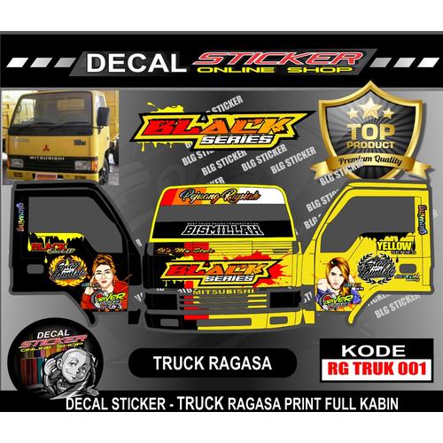 Jual STIKER MOBIL TRUK RAGASA DECAL PRINT FULL KABIN TRUCK STICKER ...