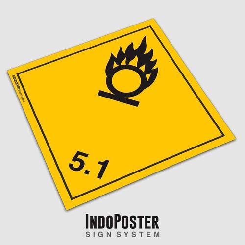 Jual Stiker Plakat Label B3 PM 60 2019 Kelas 5.1 Oksidator - L - Kab ...