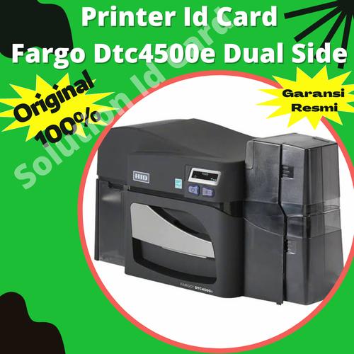 Jual Printer kartu ID card Fargo Dtc4500e DTC4500 DTC 4500 Dual side ...