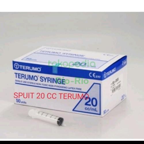 Jual Spuit 20cc/ml / Syringe 20 cc/ml without needle Terumo - Jakarta ...
