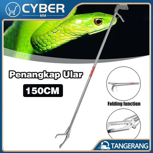 Jual Tongkat Penangkap Ular Bisa Di Lipat / Penjapit Ular Stainless 150 ...