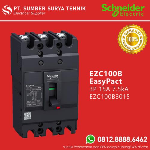 Jual MCCB EZC100B EZC100B3015 3P 15A 7.5kA EasyPact Schneider - Jakarta Pusat - Toko Sumber ...