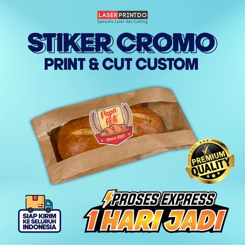 Jual Cetak Label Stiker CROMO Custom Print & Cut - Kab. Tangerang ...
