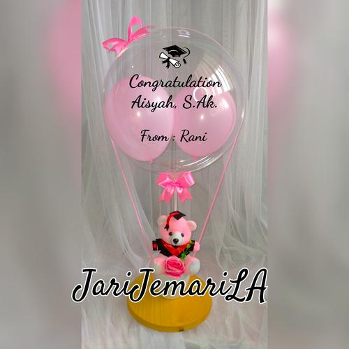 Jual buket balon wisuda, buket boneka wisuda medan, buket balon medan ...