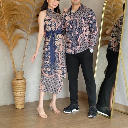 Jual Couple Kemeja Dress Batik Modern Imlek Chinese New Year. KMC ...