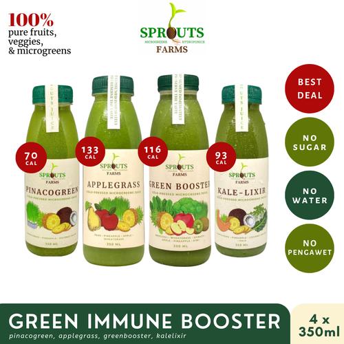 Promo Sprouts Farms GREEN IMMUNE BOOSTER (Cold-Pressed Jus Bundle ...
