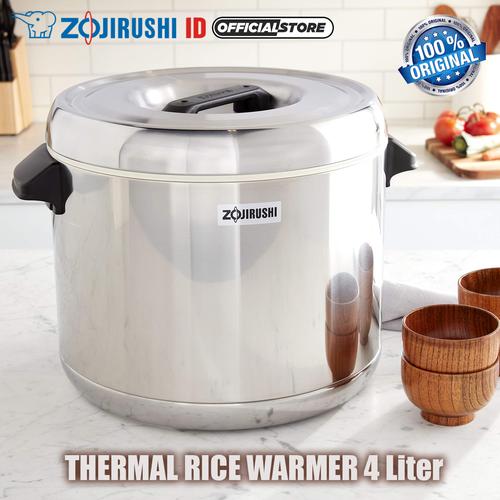 Promo THERMAL RICE WARMER 4 L ZOJIRUSHI RDS-400 STAINLESS Cicil 0% 3x ...