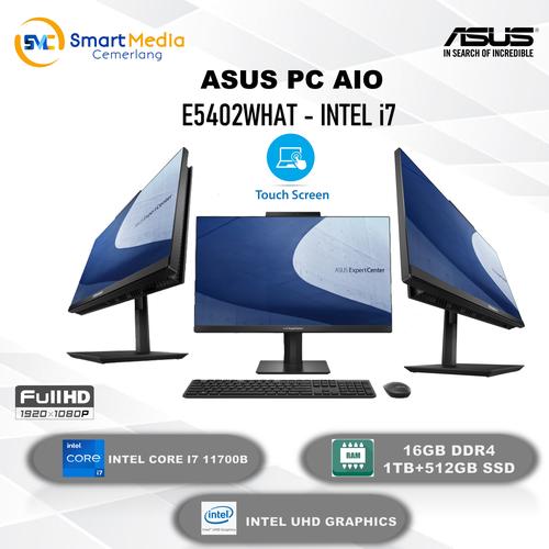 Promo PC ASUS AIO E5402WHAT|i7-11700B|16GB|1TB+512GB SSD|23.8" Touch ...
