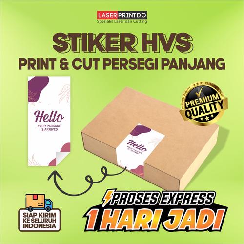 Jual Cetak Label Stiker HVS Persegi Panjang Print & Cut - Kab ...