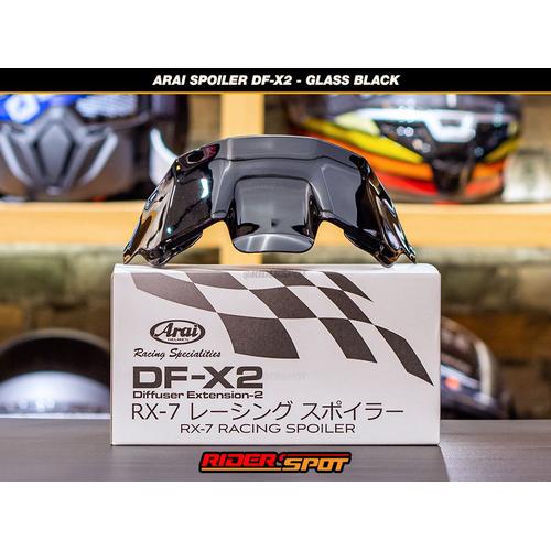 Jual Aksesori Spoiler Helm Arai RX-7X | Arai Helmet Wing Glass Black ...