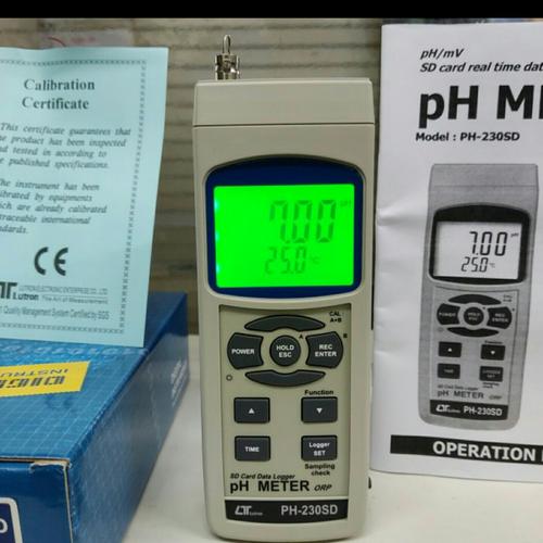 Jual LUTRON PH-230SD PH Meter Data Logger ( belum termasuk PH probe ) - Jakarta Barat ...