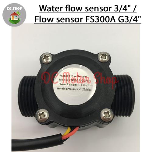 Jual Water flow sensor 3/4" / Flow sensor FS300A G3/4" - Jakarta Pusat ...