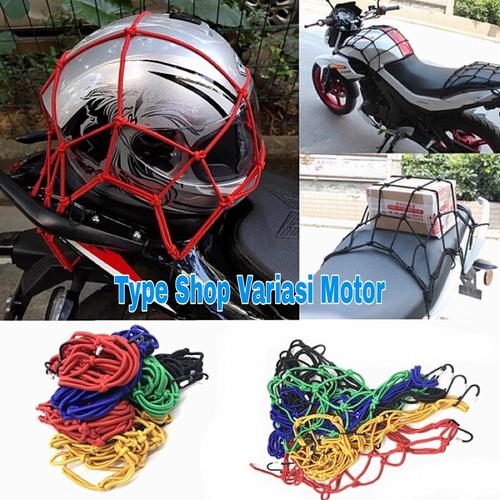 Jual Jaring Helm Motor / Tali Jala Jok Pengikat Helm /Jaring Helmet ...