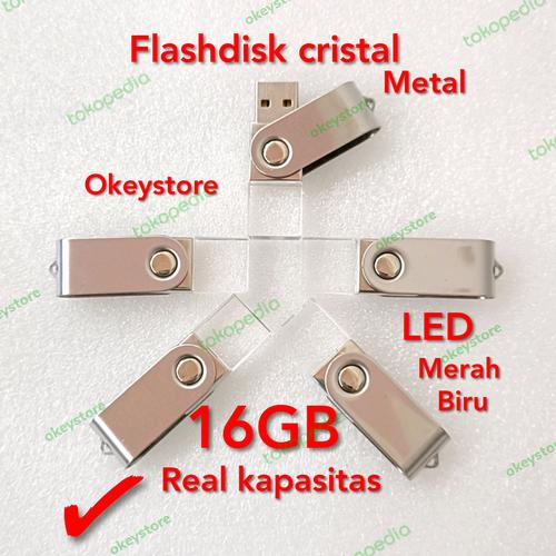 Jual Flashdisk 16gb kristal lampu led real kapasitas - Kota Tangerang ...