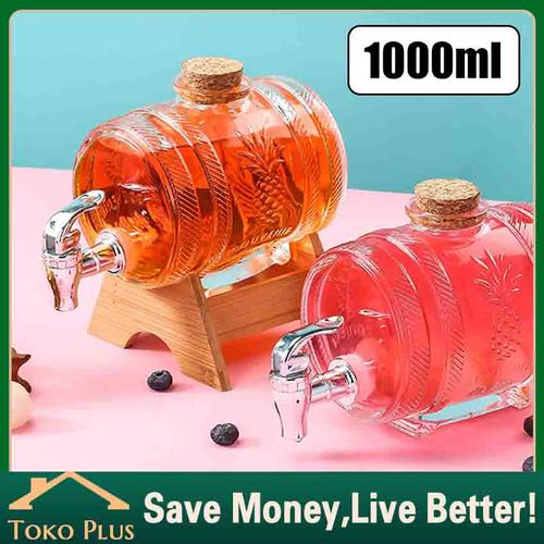 Jual 1000ML Dispenser kulkas mini/Glass Storage Drink/Dispenser Kaca ...