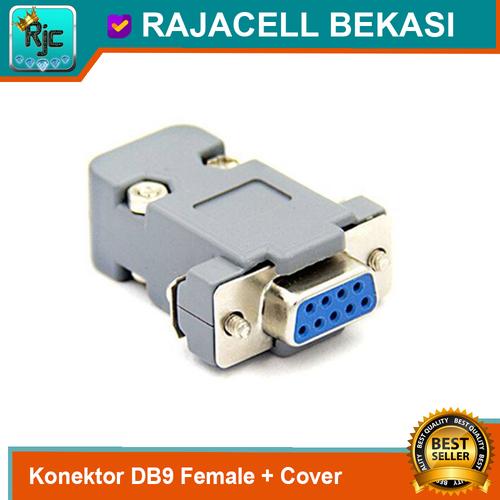 Jual Konektor DB9 Male Female 9 Pin db9 RS232 Serial Port Connector Cover - Female+Cover - Kota ...