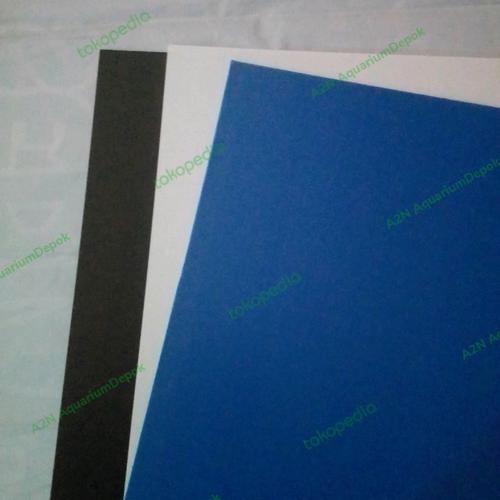 Jual Alas Aquarium Infraboard Biru & Hitam perlemb uk 70 x 50 cm tebal ...