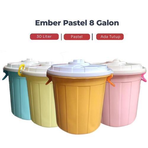 Jual Ember Plastik dengan Tutup - Kapasitas 8 Galon atau 30 Liter ...