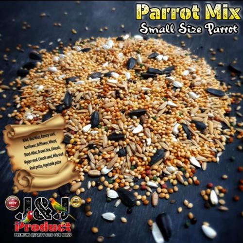 Jual PAKAN MAKANAN 5 KG TERNAK LOVEBIRD PARKIT FALK ROSELA PARROT MIX J ...
