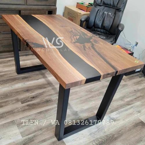 Jual MEJA RESIN TREMBESI KAYU TREMBESI SOLID ALAMI 200 x 85 - Kab ...